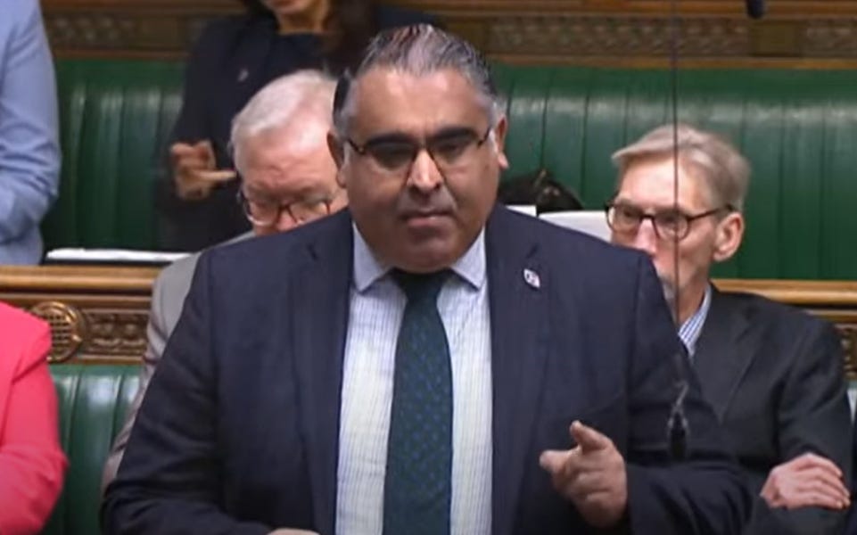 Hall Green MP takes on Sunak over Gaza - by The Dispatch